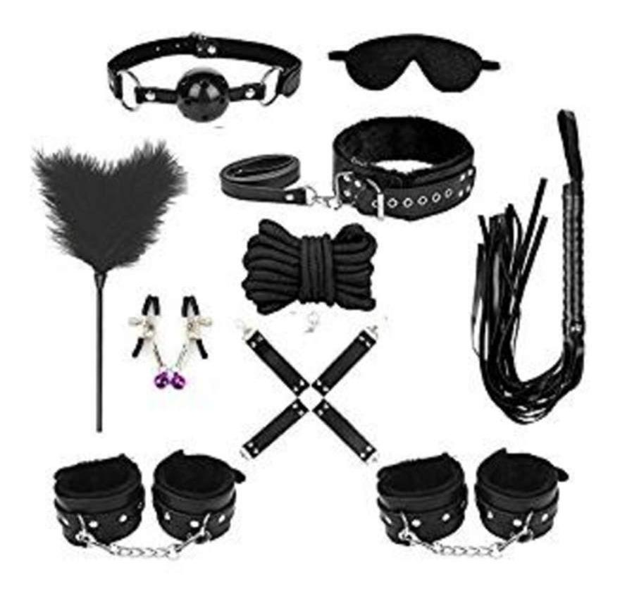 1 Kit Sado 10 Piezas Sex Shop Coquetas 1 Kit Sado 10 Piezas Sex Shop Coquetas